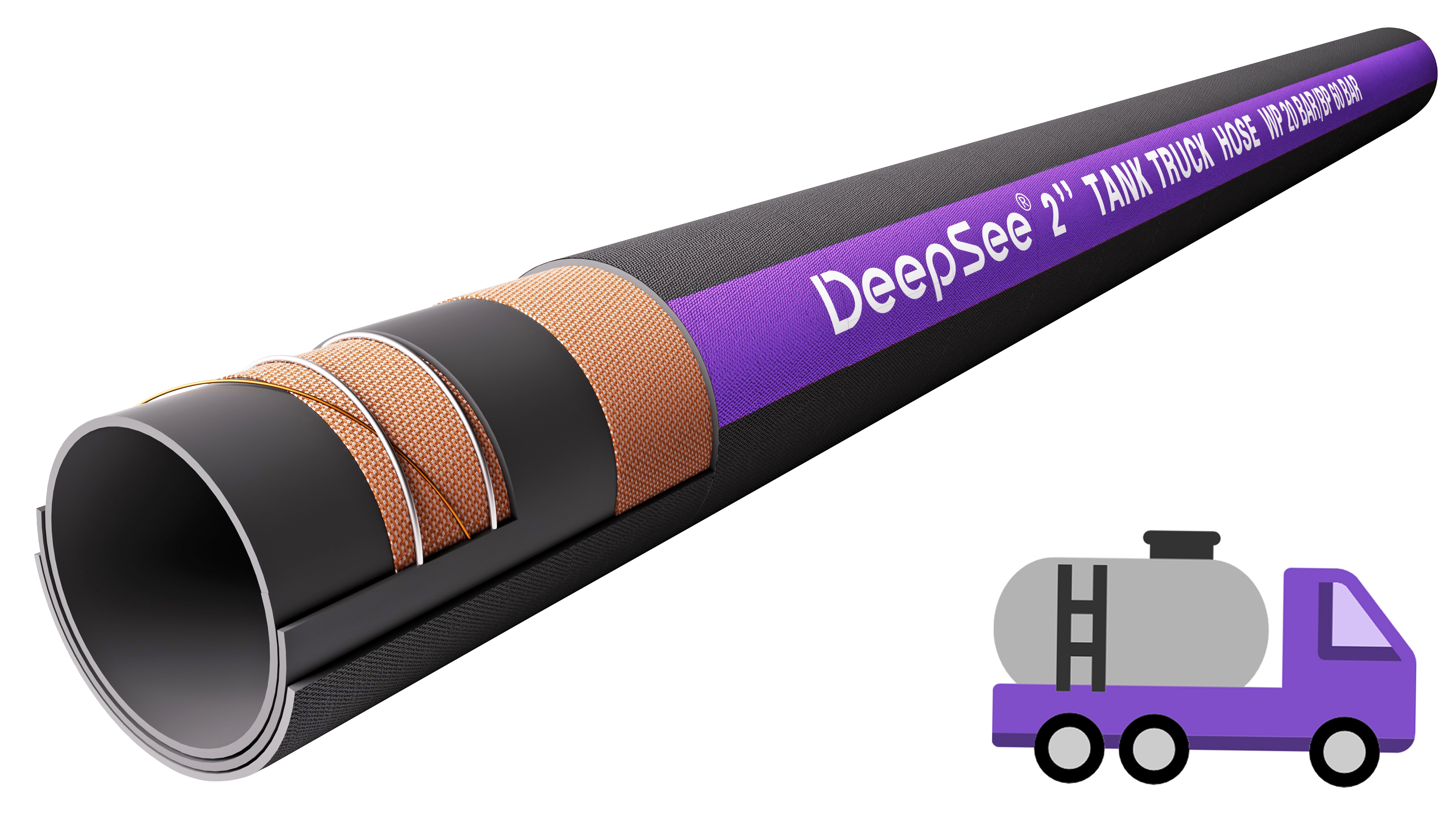 Tank Truck Hose - DeepSee Fuel Oil Hose