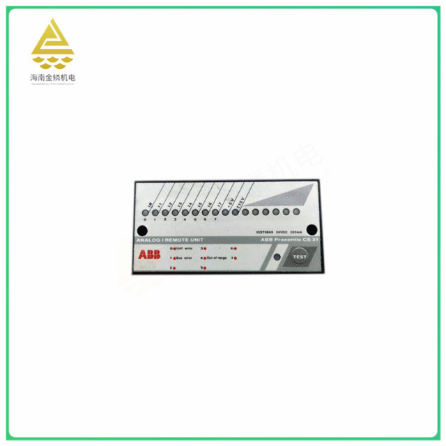 ICST08A9 Simulated remote control unit Ability to monitor and control analog signals from remote ...