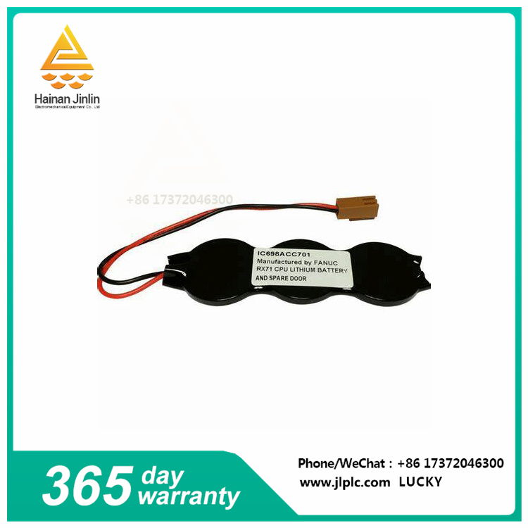 IC698ACC701 Auxiliary intelligent battery module Has a built-in battery ...