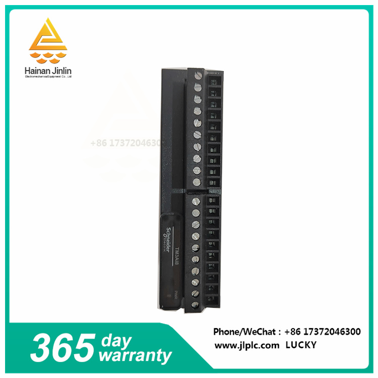 TM3AI8 Analog input module Has a simple interlocking design