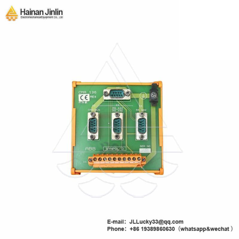 ABB CMA136 3DDE300416 Generator Relay Terminal Board, Industrial Automation Components