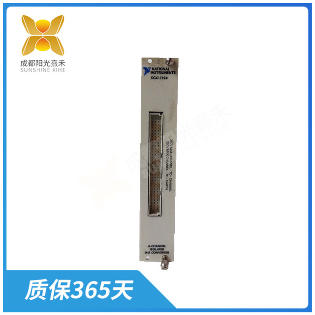 SCXI-1124 6-channel isolated analog-to-digital converter module