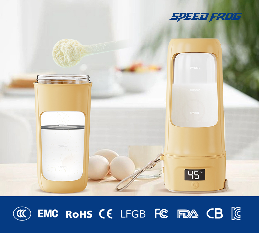 Direct-Drink Design Portable Mixer, Powder Mixing & Milk Frother 2 in 1 ...