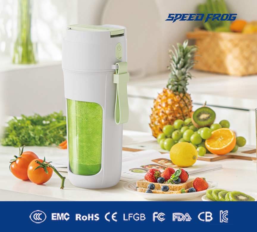 340ml Rechargeable Portable Blender Straight-Drink Juicer IPX6 Waterproof Wholesale/ OEM/ ODM