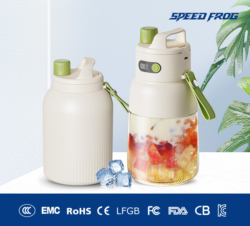 Large Capacity Portable Blender & Ice Bucket Combo IPX6 Waterproof Fast Charging Wholesale/ ODM /OEM