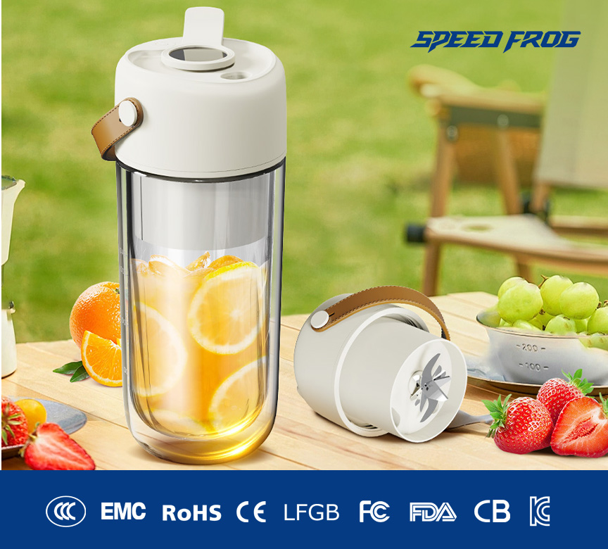 High Borosilicate Glass Portable Blender Heat-Resistant IPX6 Waterproof Wholesale/ ODM/ OEM