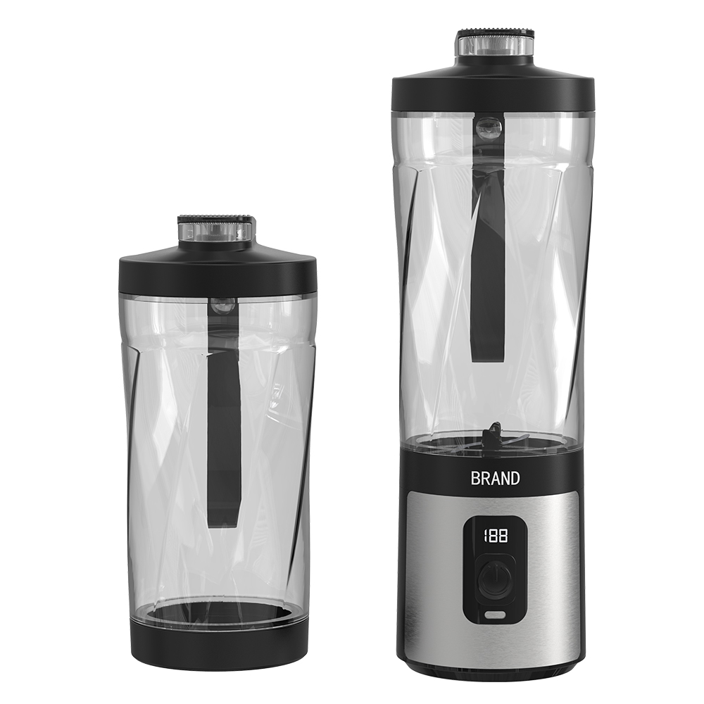 600ml Straight Drink Portable Juicer IPX6 Waterproof Type-C Charging LED Display Wholesale/ OEM/ ODM