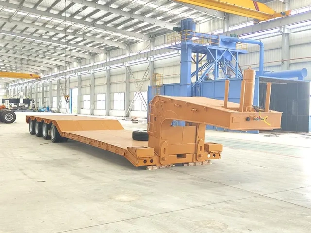 Detachable Lowboy Trailer | Front loading lowbed trailer | Detachable ...