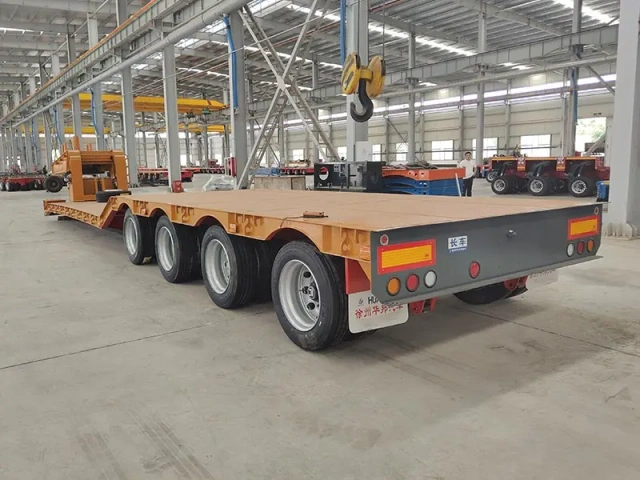 Detachable Lowboy Trailer | Front loading lowbed trailer | Detachable ...