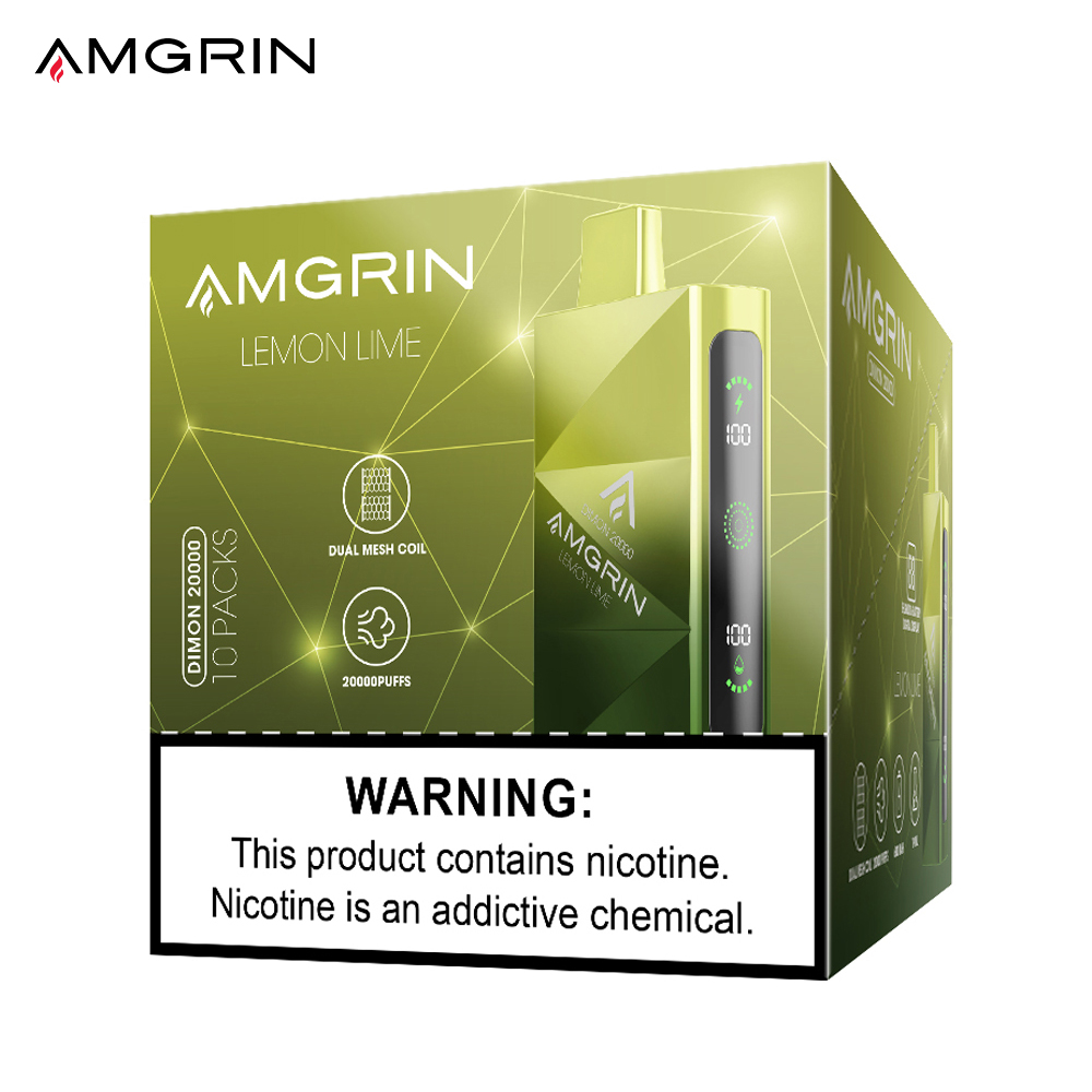 Amgrin DIMON Disposable Vape 20000 Puffs with Smart LED Display Bulk ...