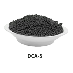 Gas phase chemical deodorant filter material DCA-5