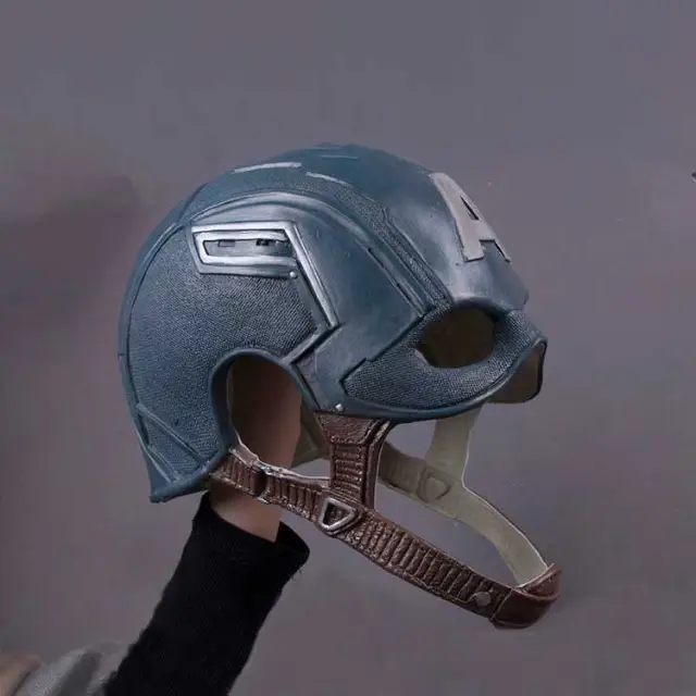 Captain America Superhero Steve Rogers Costume Mask Helmet Cosplay ...