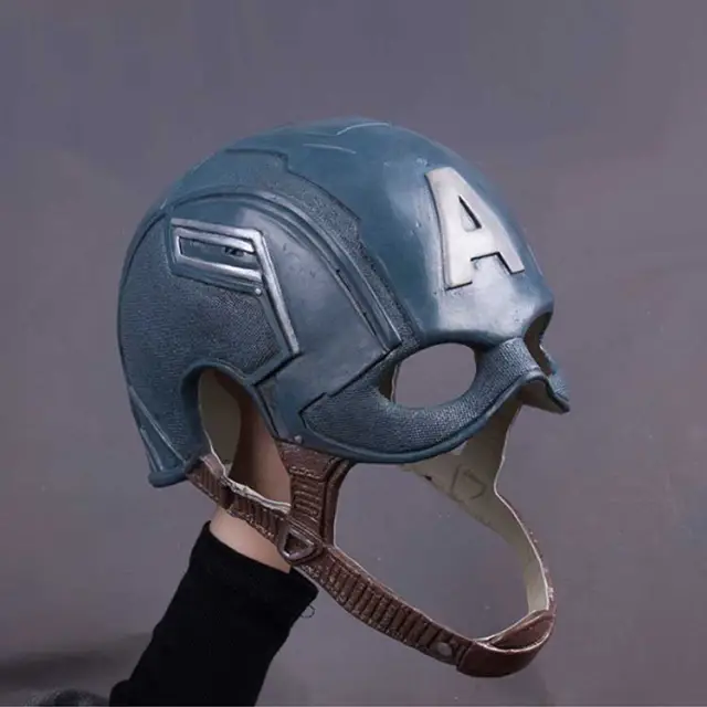 Captain America Superhero Steve Rogers Costume Mask Helmet Cosplay ...