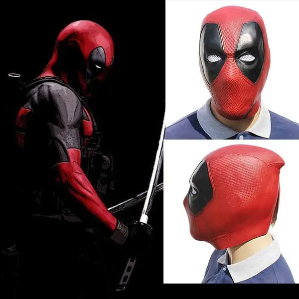 Deadpool 2 Mask Wade Winston Wilson Helmet Halloween Cosplay Costume