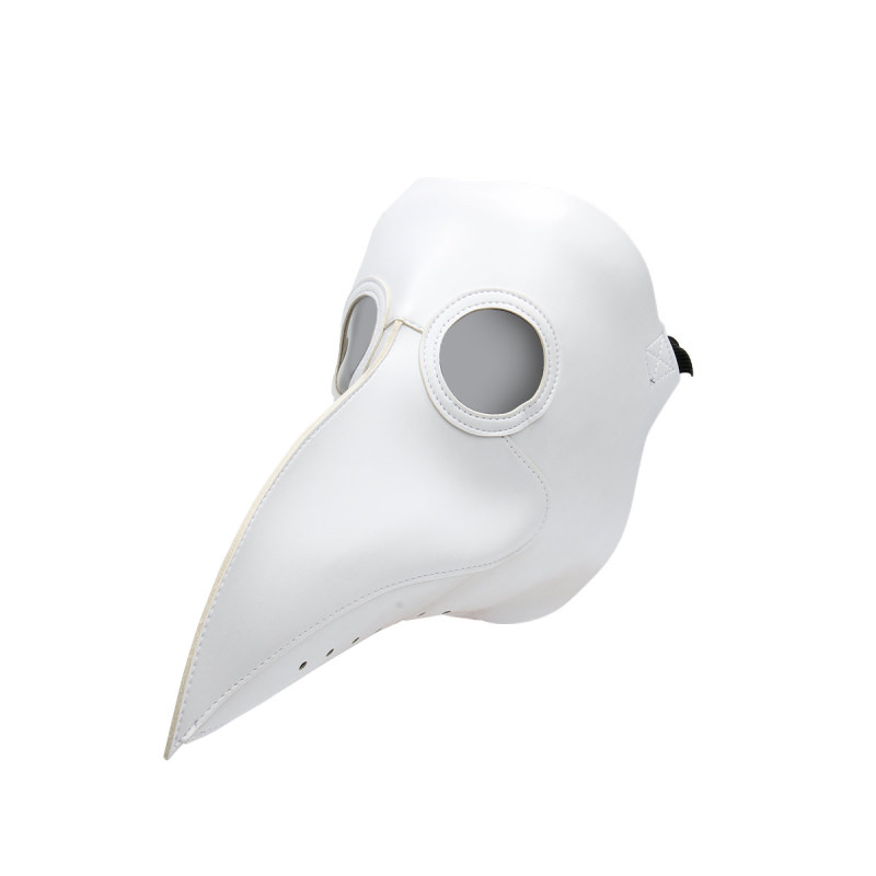 Steampunk Leather Birds Beak Mask Black Death Plague Doctor Schnabel ...