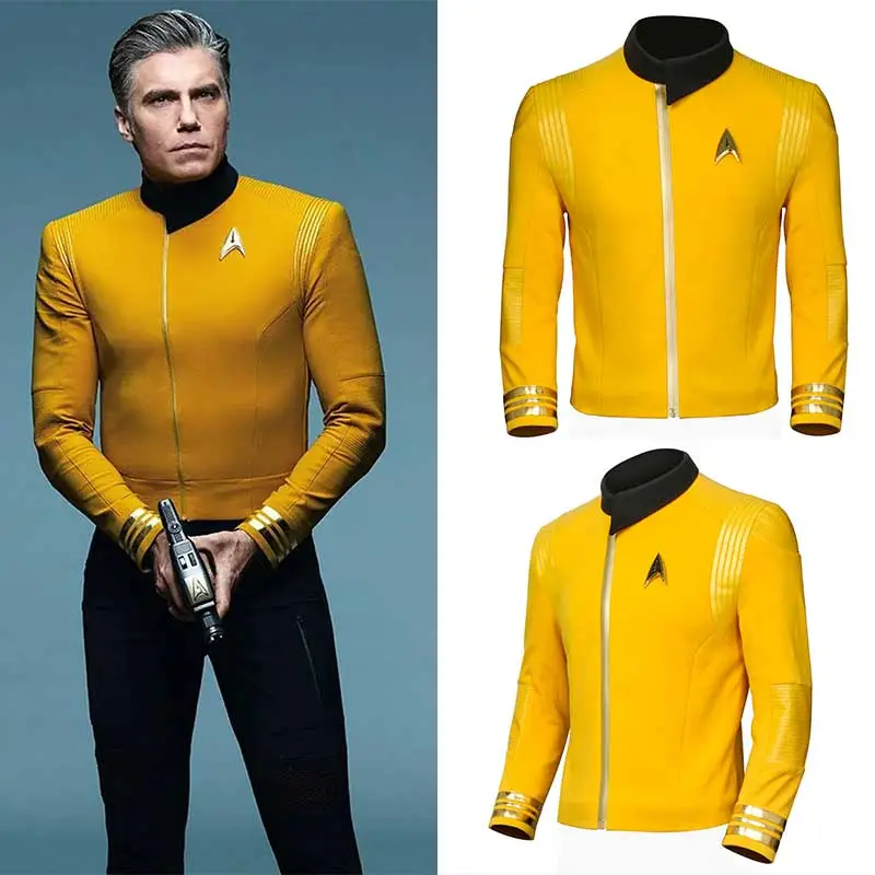 Star Trek Discovery Cosplay Jacket Captain Christopher Pike Badge ...