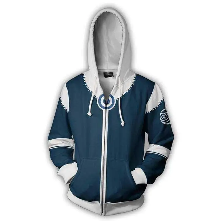 Anime Avatar The Last Airbender Katara Sokka Aang Jacket Fire Nation ...