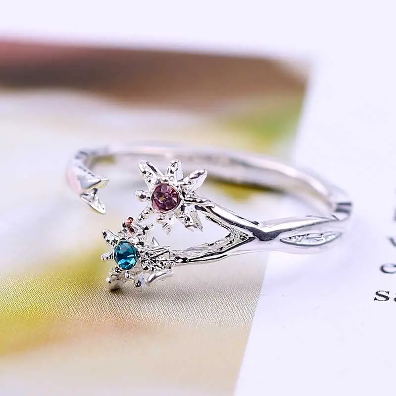 Anime Your Name Miyamizu Mitsuha Ring With Rhinestone