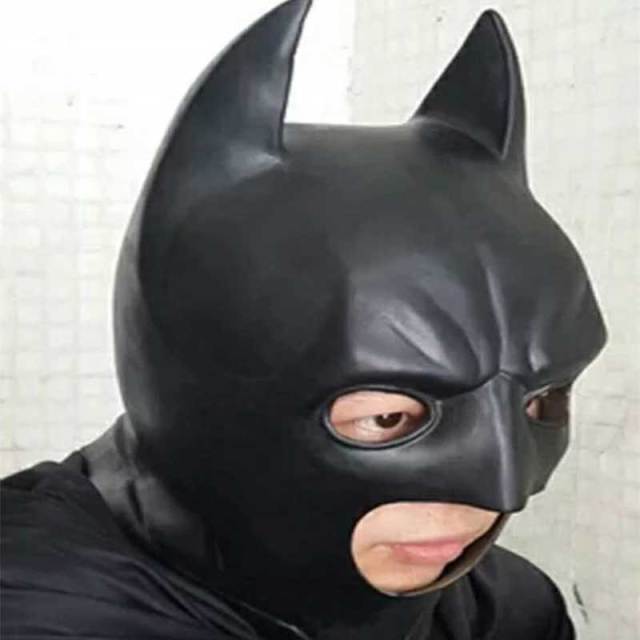 Adult Dark Knight Batman Half Face Hallowen Cosplay Mask