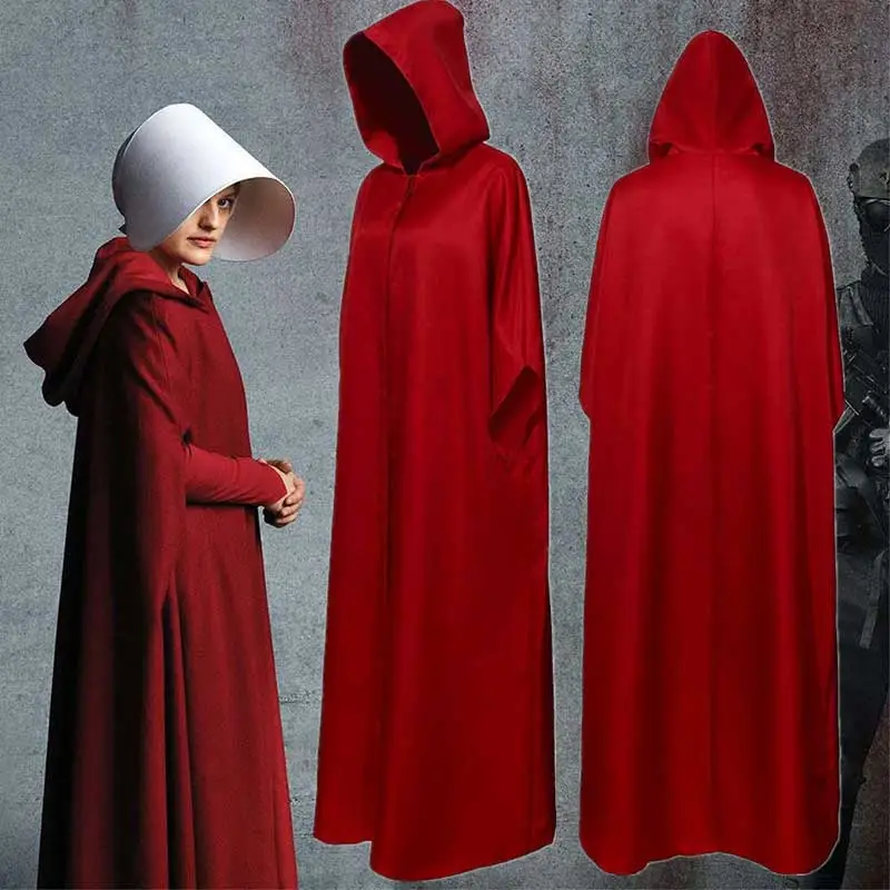 The Handmaid's Tale Offred Halloween Cosplay Costume Cloak (Ready to ...