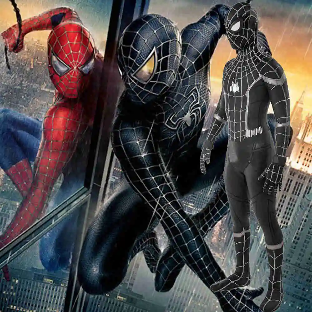 black spiderman