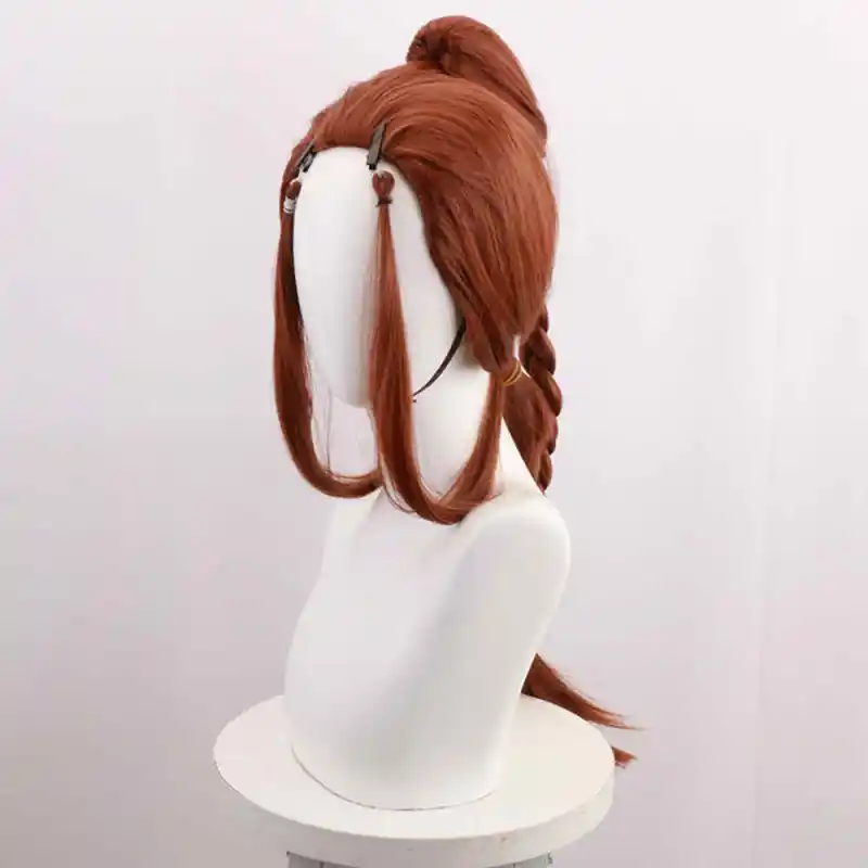 Avatar the Last Airbender Katara Brown Cosplay Costume Wig Hair
