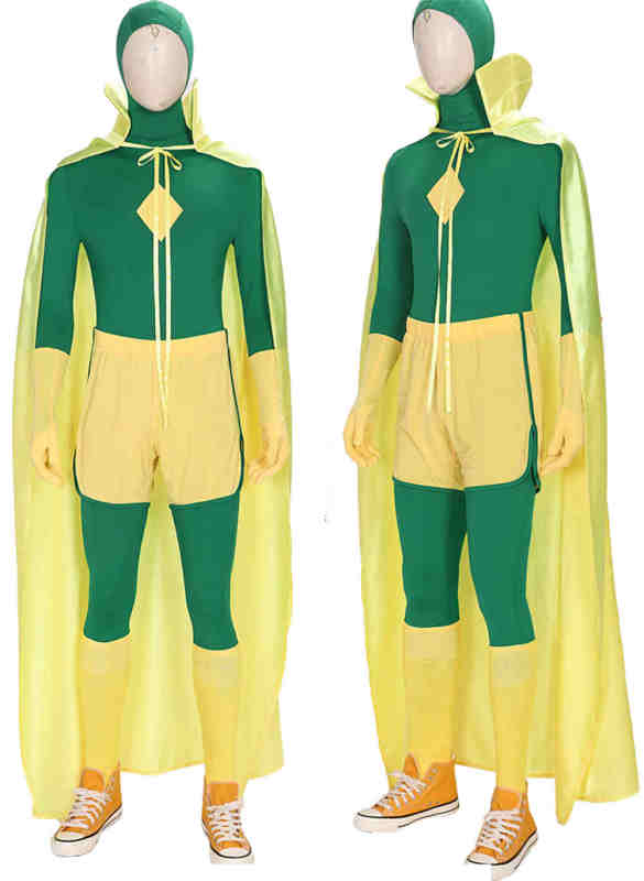 Adult WandaVision Superhero Vision Cosplay Costume