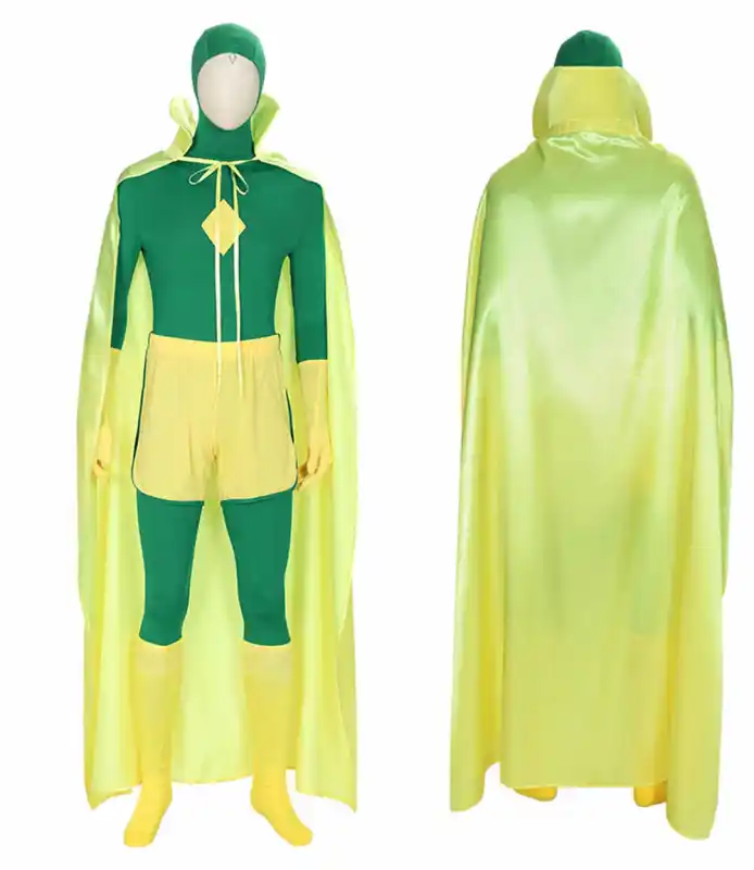 Adult WandaVision Superhero Vision Cosplay Costume