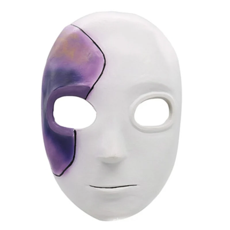 Sally Face Sal Fisher Latex Mask Wig Cosplay Accessory