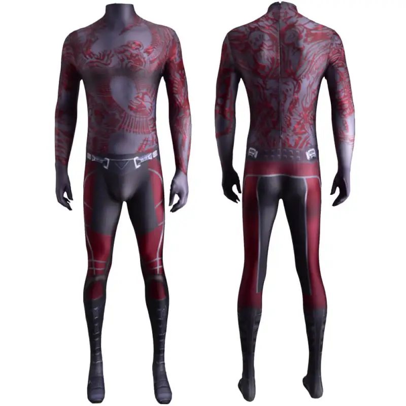 Drax the Destroyer Cosplay Costume Adult Kids Guardians of the Galaxy ...