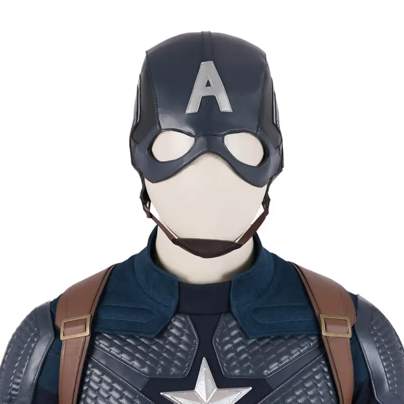 Avengers: Endgame Captain America Steve Rogers Cosplay Costume Mask (In ...
