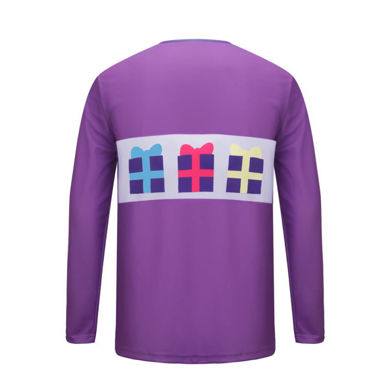Joe Purple Shirt Blue's Clues & You Cosplay Costume In Stock-Takerlama
