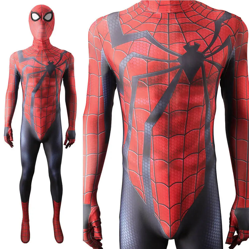 Beyond Spider-Man Halloween Costume Mask Superhero Cosplay Zentai Suit