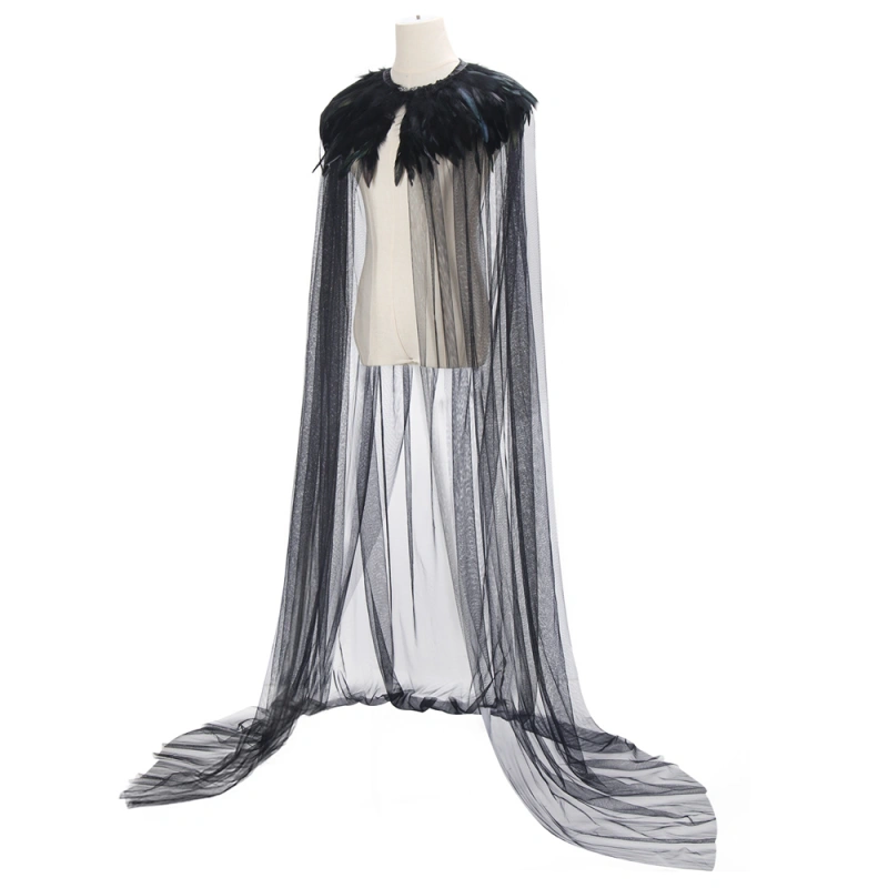 Evil Queen Witch Halloween Costume Super Villain Cosplay Cloak ...