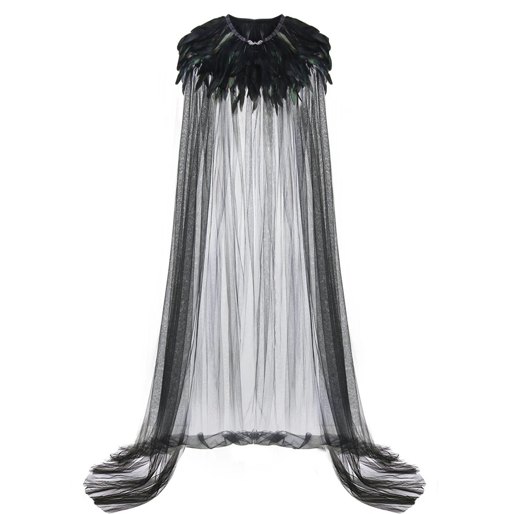 Evil Queen Witch Halloween Costume Super Villain Cosplay Cloak ...