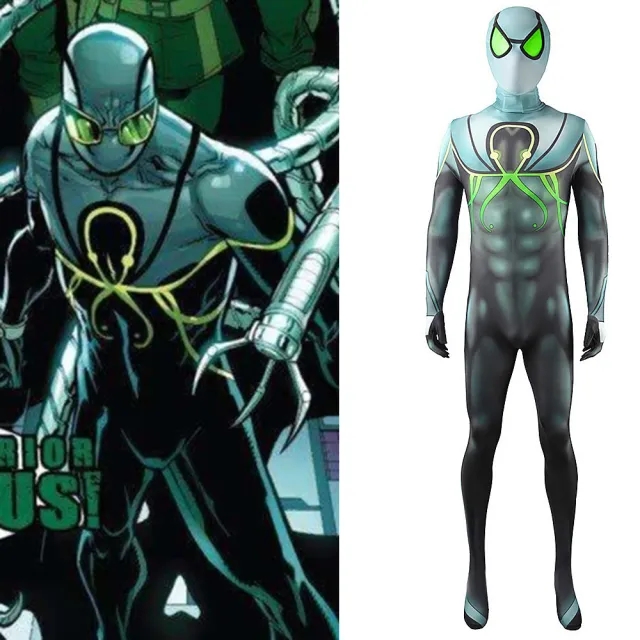 Superior Octopus' Suit Spider-Man Costume Superhero Jumpsuit Mask