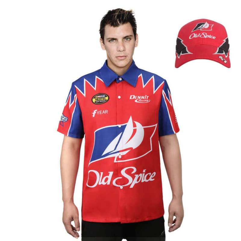 Cal Naughton Jr T-Shirt Cap Old Spice John C Reilly Racing Suit ...