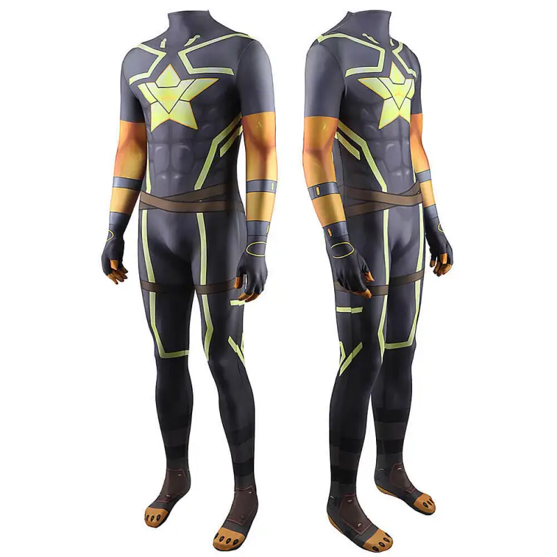 Game Live A Hero Barrel Cosplay Costume Jumpsuit Bodysuit