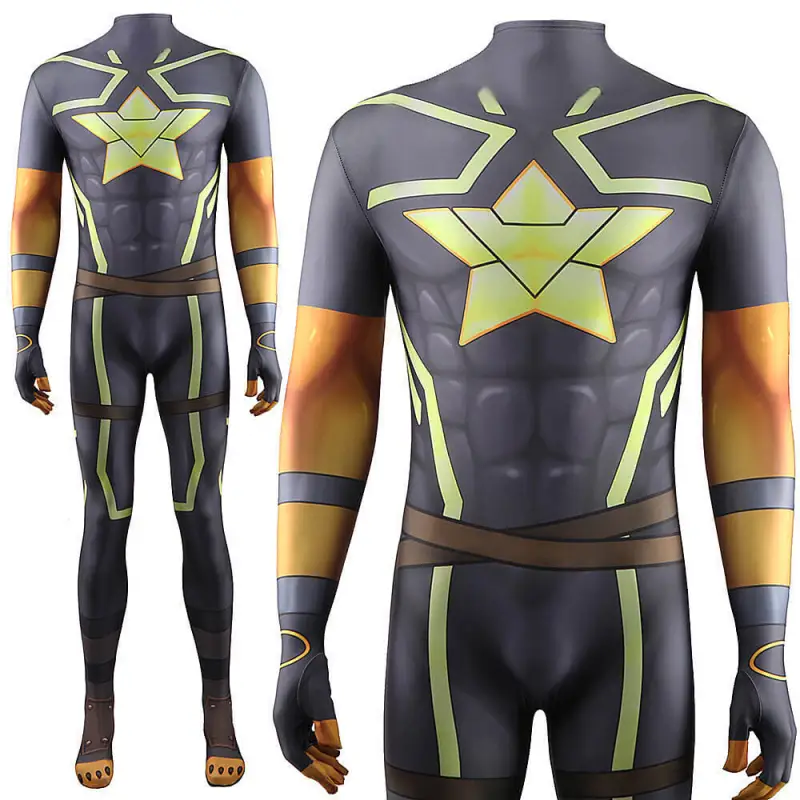 Game Live A Hero Barrel Cosplay Costume Jumpsuit Bodysuit