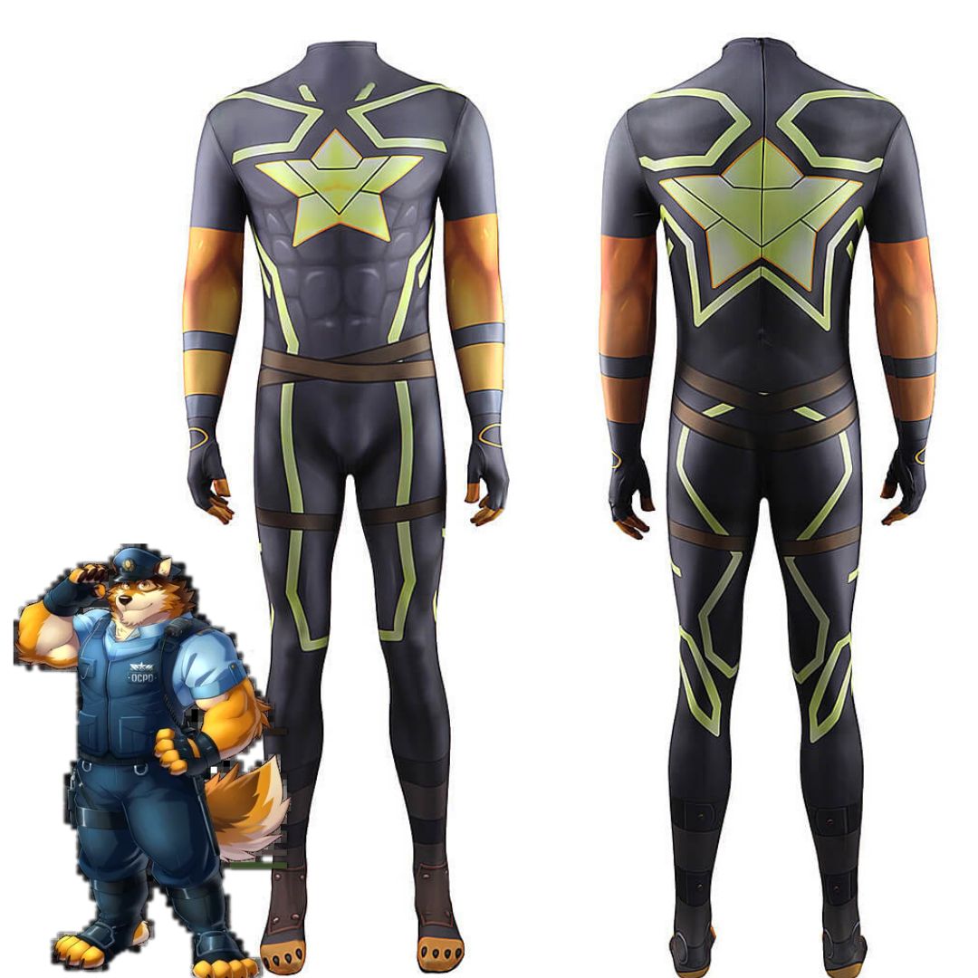 Game Live A Hero Barrel Cosplay Costume Jumpsuit Bodysuit