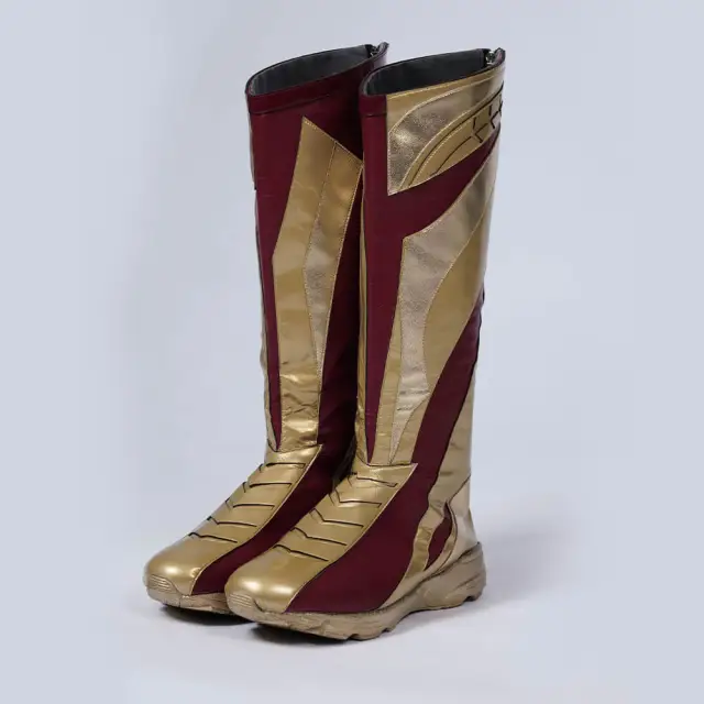 Deluxe The Flash Barry Allen Superhero Cosplay Costume Boots 2023 Movie ...