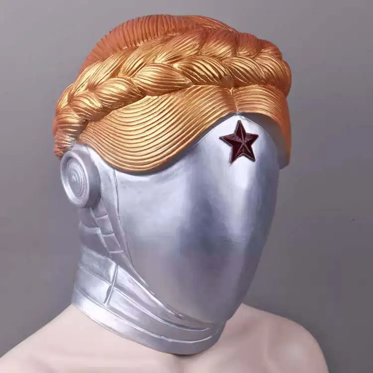 Atomic Heart Ballerina Twins Mask Female Robot Cosplay Props