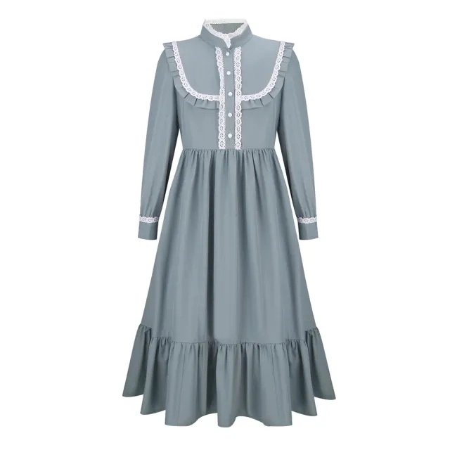 Blue Colonial Girl Costume Harriet Tubman Scarlet Darkness Pioneer ...