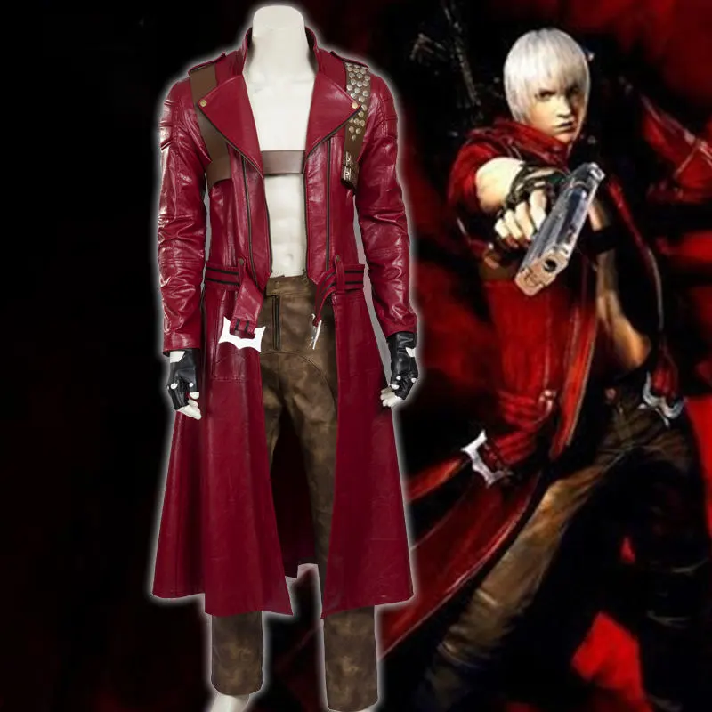 Devil May Cry 3 Dante Cosplay Costume Dante's Awakening Xl 3XL in Stock