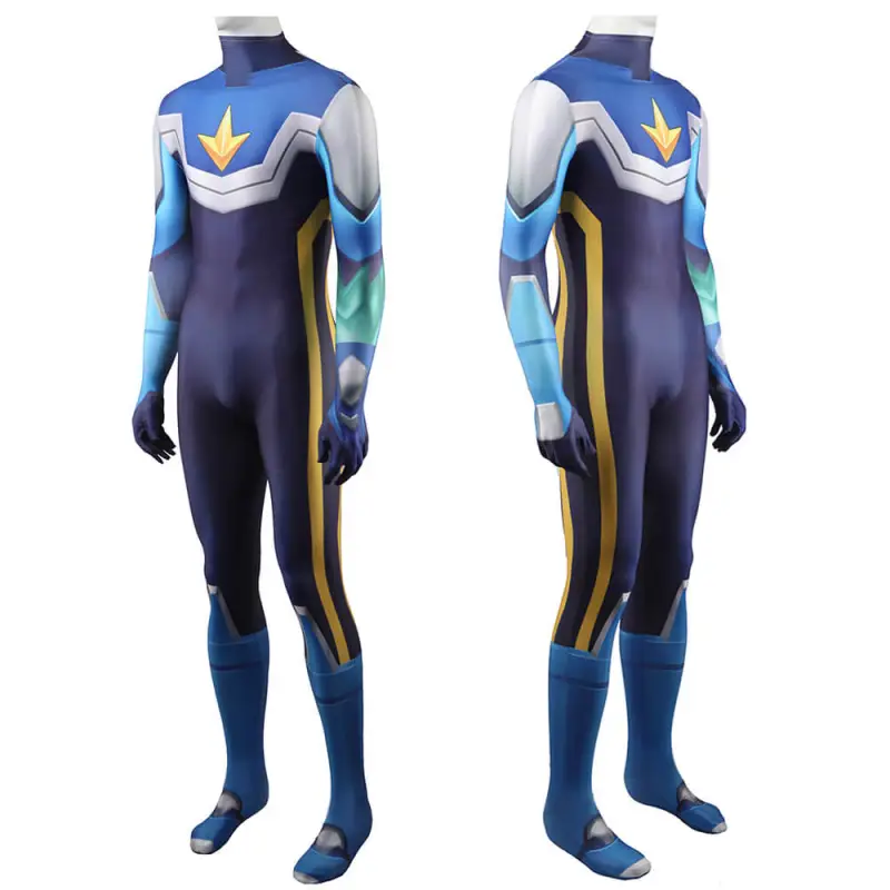 Hoshikawa Subaru Mega Man Star Force Cosplay Costume Blue