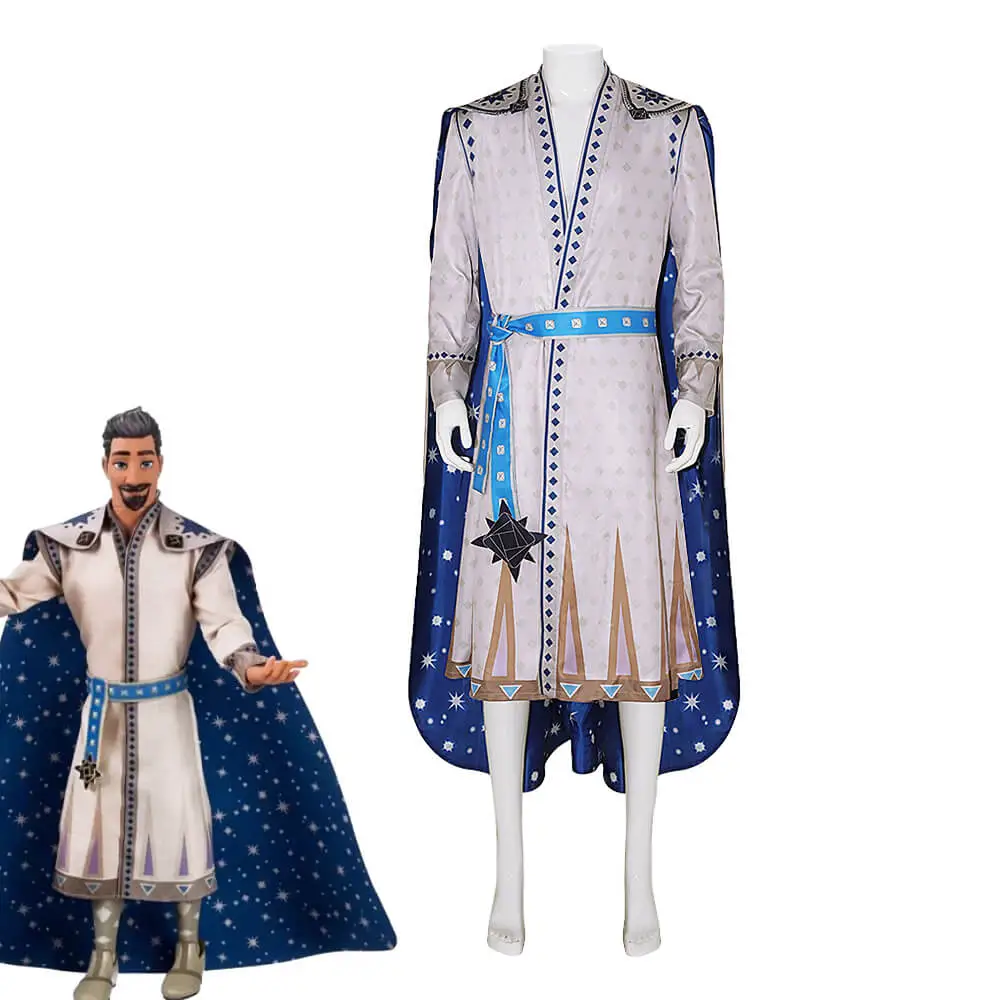 Wish King Magnifico White Costume Disney 2023 Film Party Carnival ...