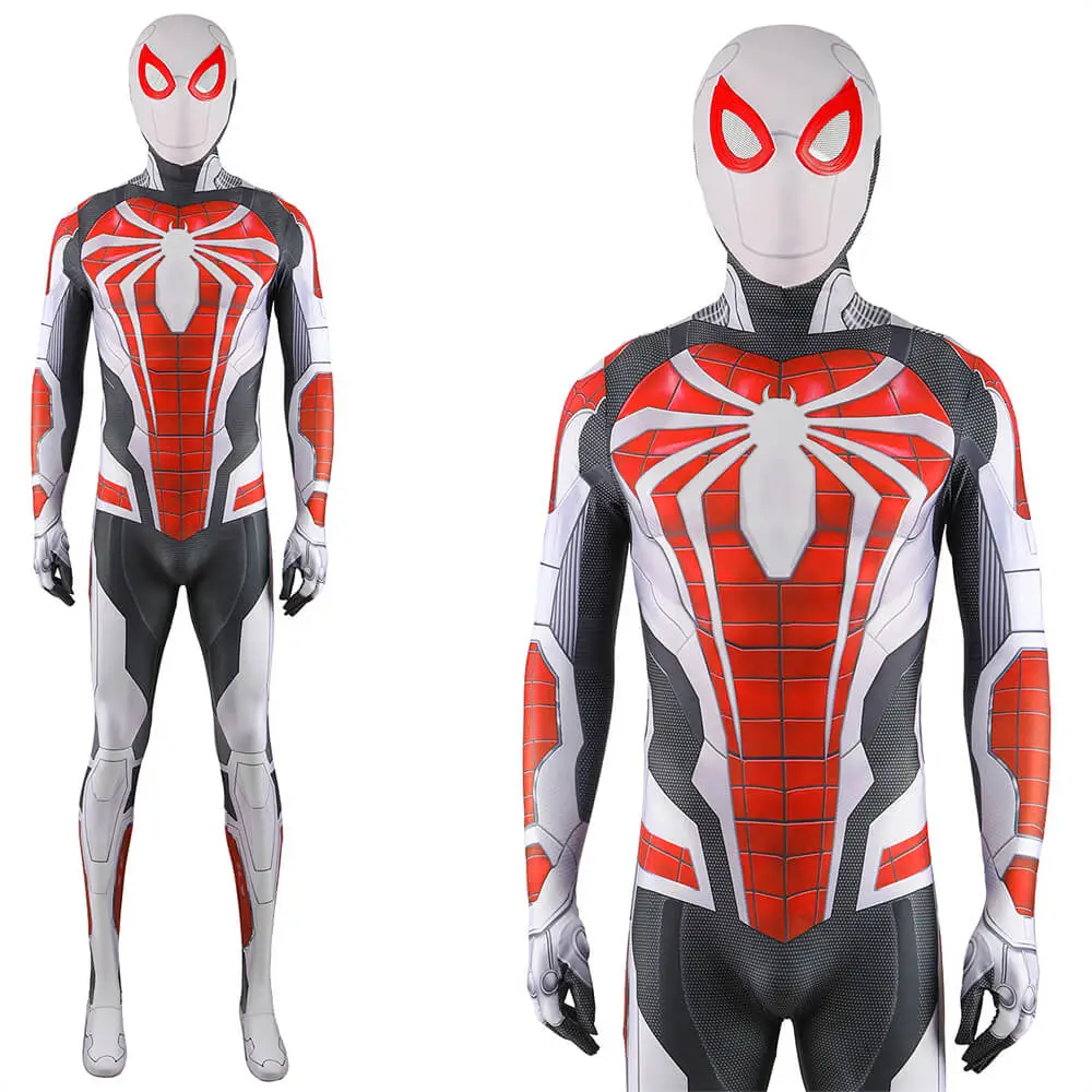 Spider-Man PS5 Remastered Armored Advanced Suit Cosplay Costume Adults ...
