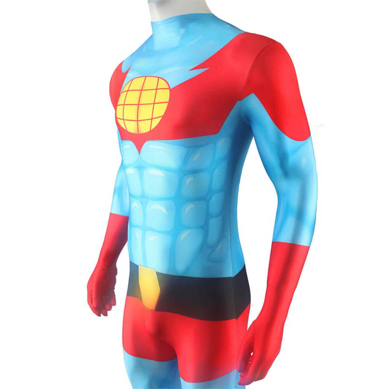 Takerlama Captain Planet Cosplay Costume Superhero Jumpsuit Cloak ...