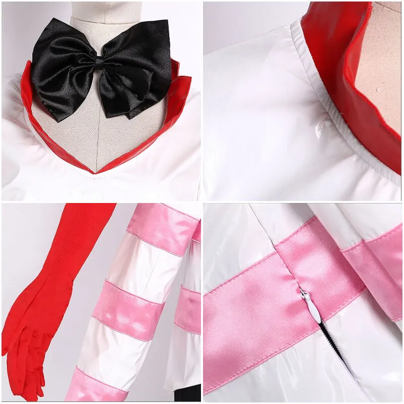 Takerlama Hazbin Hotel Angel Dust Cosplay Costume Unisex
