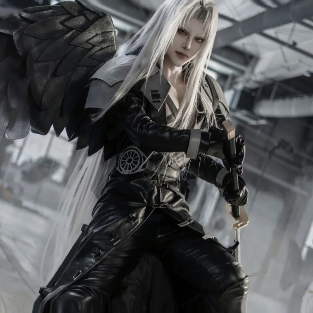 sephiroth cosplay dancing